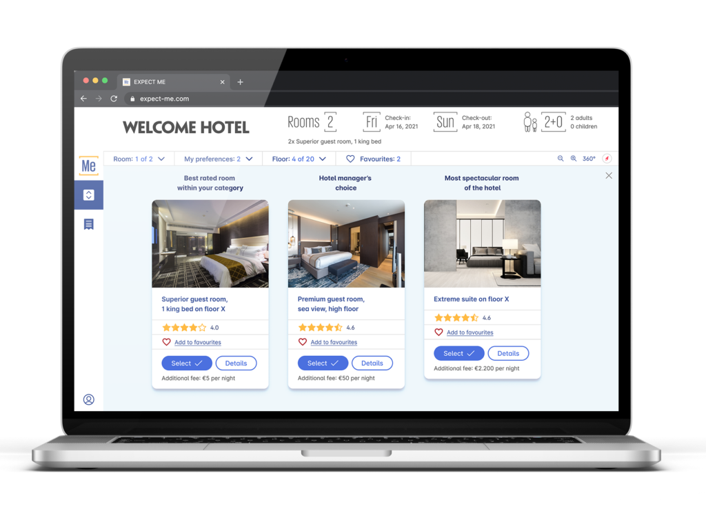 Room Allocation Hotel Software - Expect Me