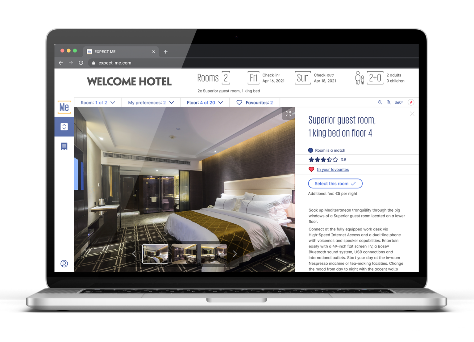 Room Allocation Hotel Software - Expect Me